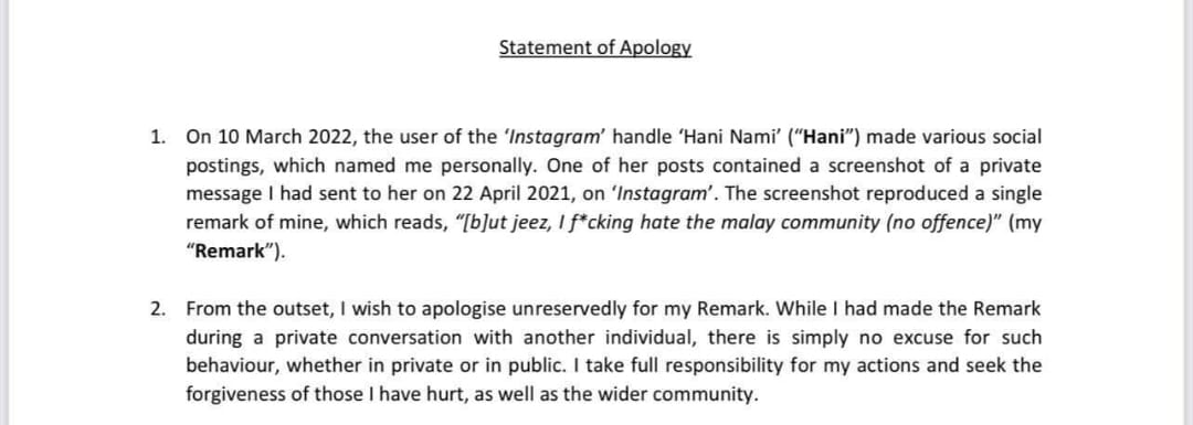 Nina Chua of Inara Organics unreservedly apologises for racist remarks ...
