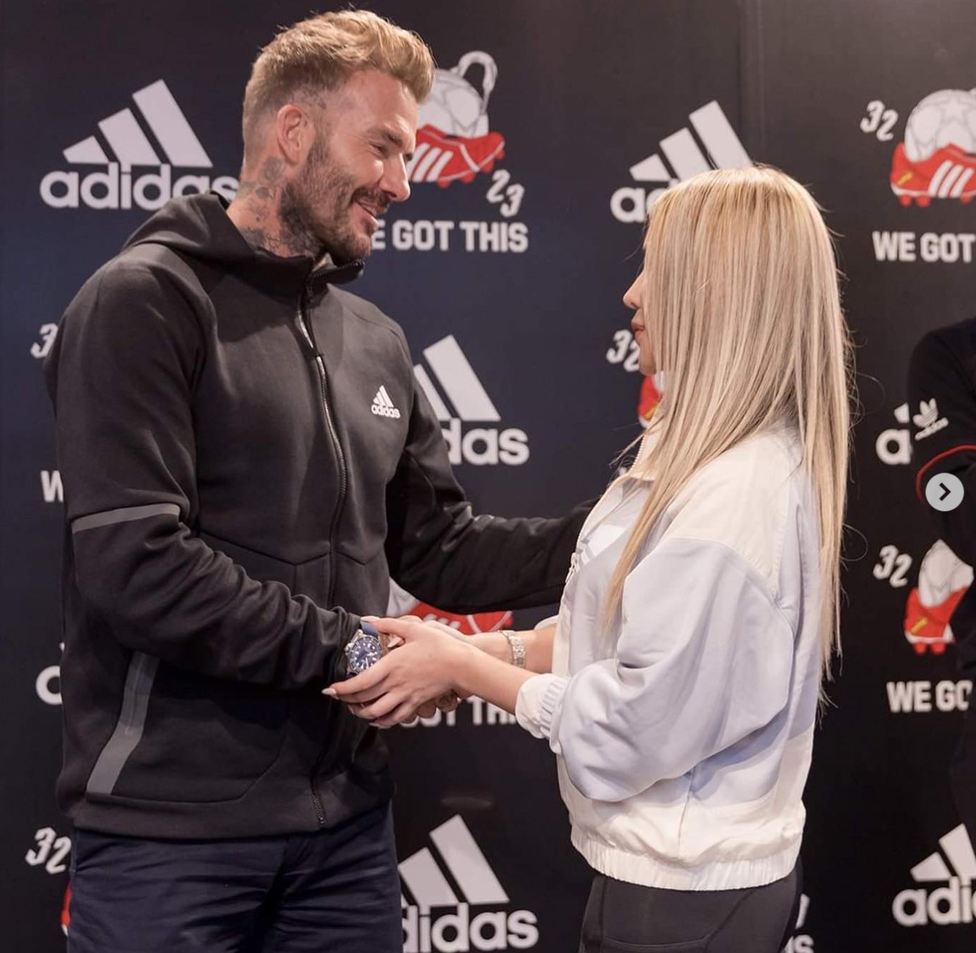 David Beckham helped staff move furniture and took photos with everyone ...