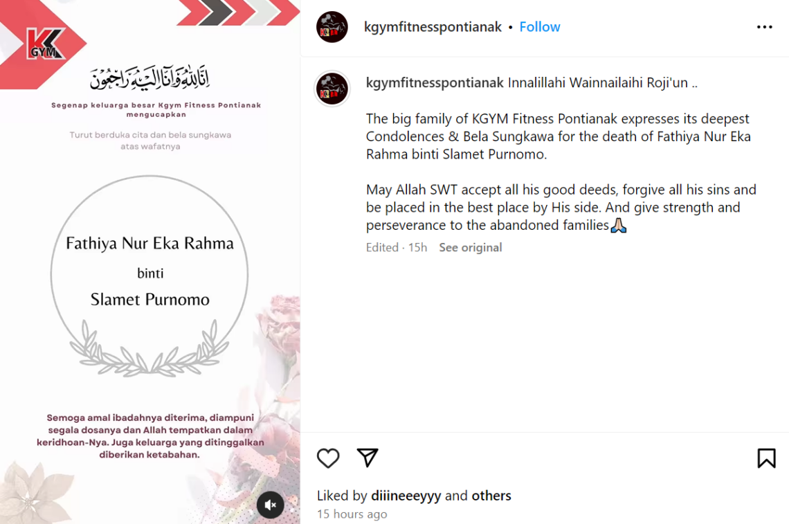 Indonesian Woman's Fatal Fall from Gym Treadmill on Third Floor - Wake ...