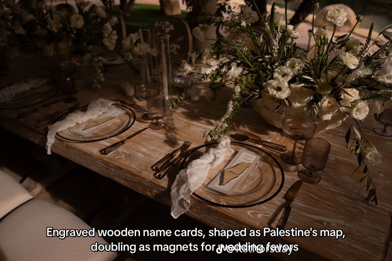 Couple Honor Their Homeland with a Palestinian-Themed Wedding - Wake Up ...