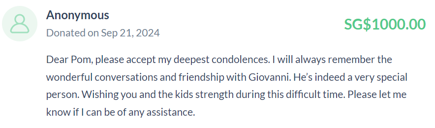 Help Raise S$80,000 for the Family of Late SMU Professor Giovanni Ko ...
