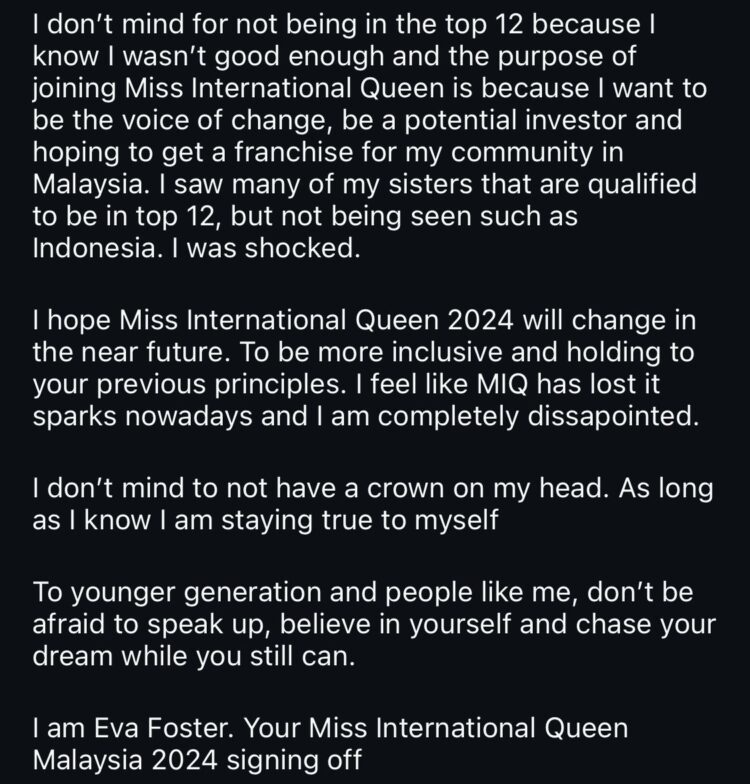 Malaysian Transgender Beauty Queen Told to “Go Back Home” at Miss ...