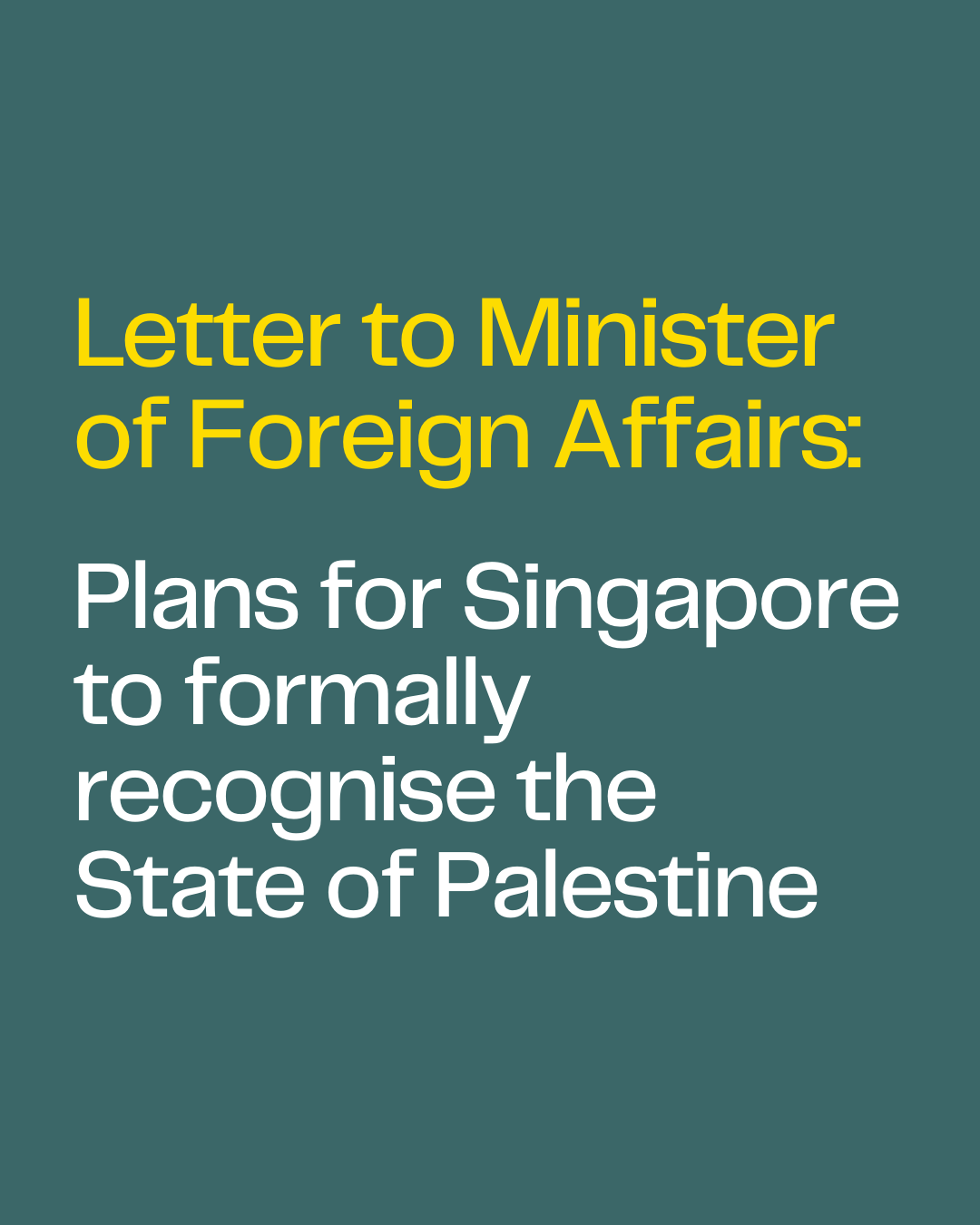 2 ex-PAP MPs, 5 ex-NMPs and Academics urge Singapore to recognise the ...