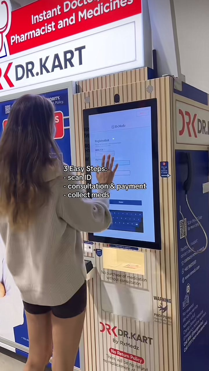 Revolutionizing Healthcare in Singapore: Dr. Kart Vending Machine Offers 24/7 Teleconsultations ...