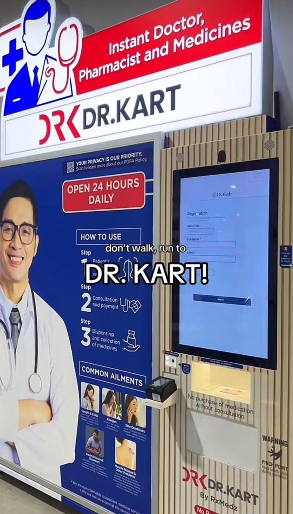 Revolutionizing Healthcare in Singapore: Dr. Kart Vending Machine Offers 24/7 Teleconsultations ...