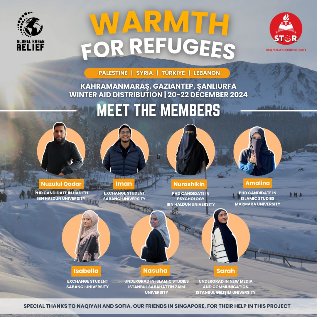 ‘Warmth for Refugees’: Singaporean Students in Turkey Launch Fundraiser ...