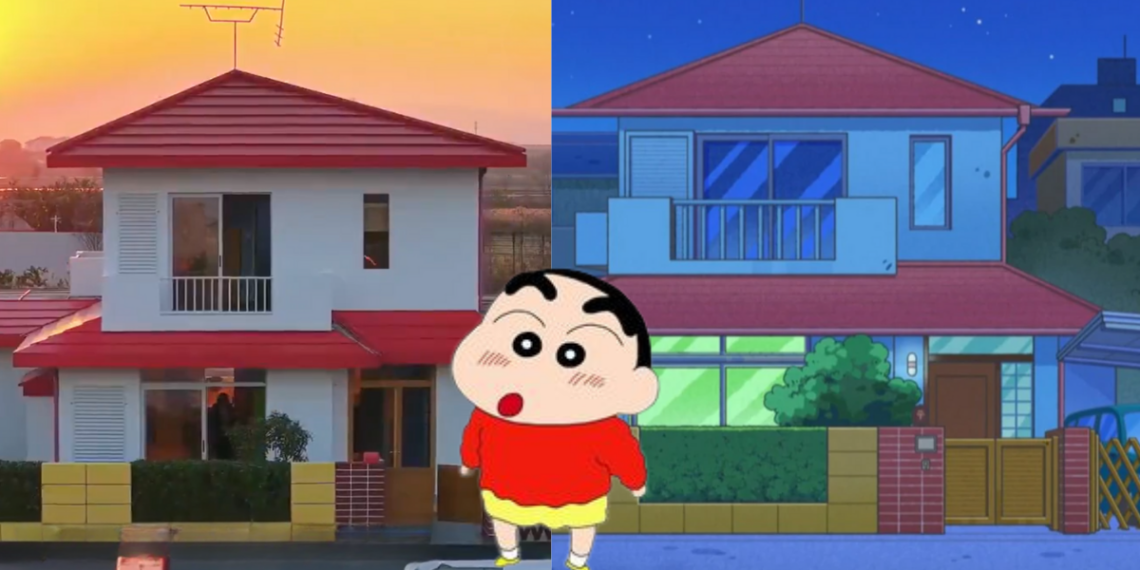 Chinese Man Builds Life-Sized Crayon Shin-chan House, Reviving His ...