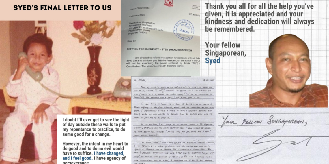 'Don't worry, I accept already': Syed Suhail, Singaporean death row ...