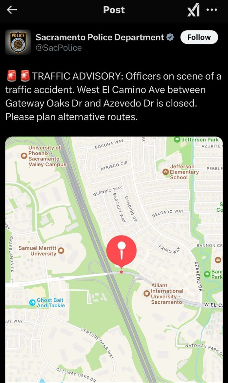Car Flies Off Sacramento Overpass onto Busy Freeway, Driver in Stable ...