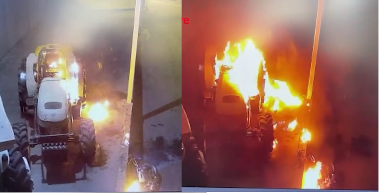 Man in Turkey Sets Tractor on Fire, Accidentally Burns Himself - Wake ...