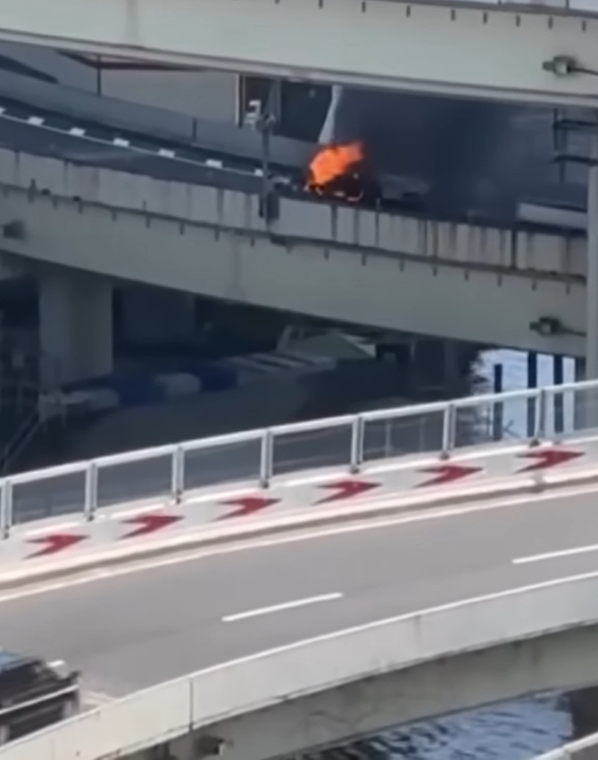 Japanese Man’s Ferrari Goes Up In Flames Just One Hour After He Bought ...