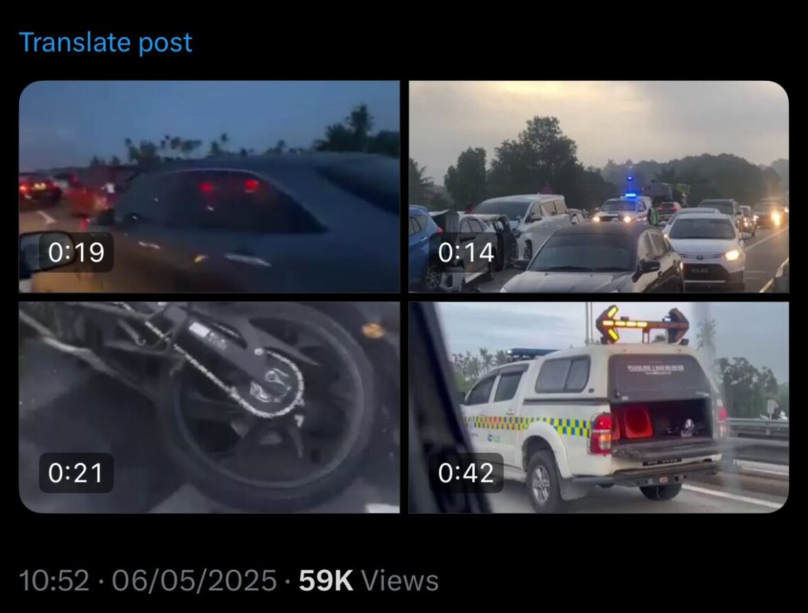 14-Vehicle Collide with Each Other in Penang After One Driver Brakes ...