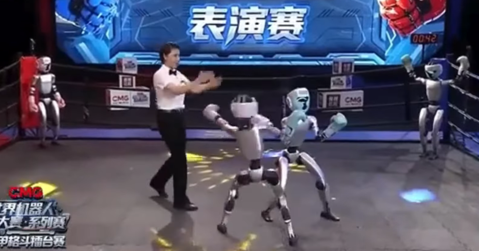 China Debuts First Robot Kickboxing Tournament Featuring Remote ...