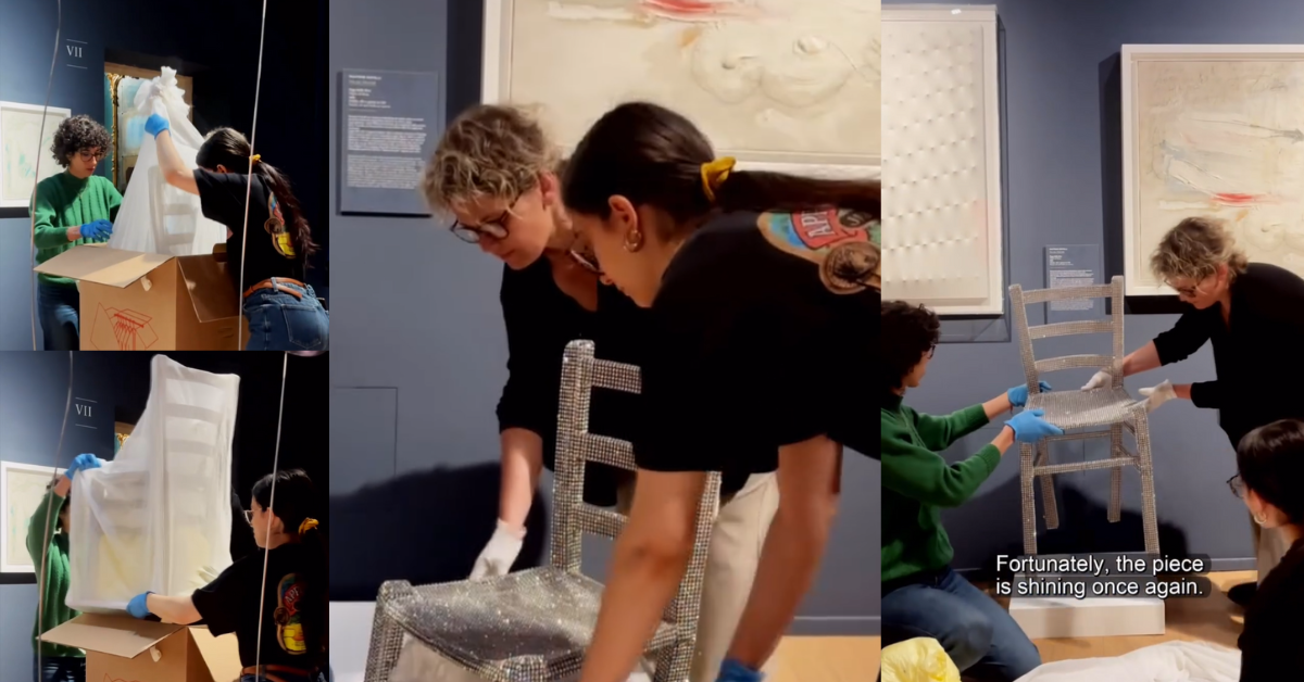 Museum Visitors Damaged “Van Gogh” Chair, Quietly Fled The Scene - Wake ...