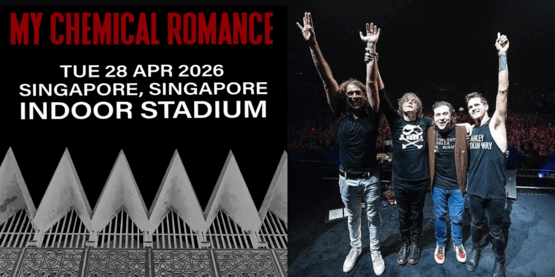 My Chemical Romance Is Finally Coming Back to Singapore in 2026! - Wake ...