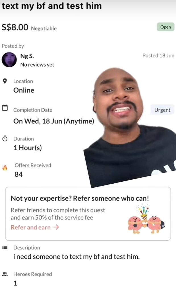 From Loyalty Tests to Roommate Impersonators: Singapore’s Quest App is ...