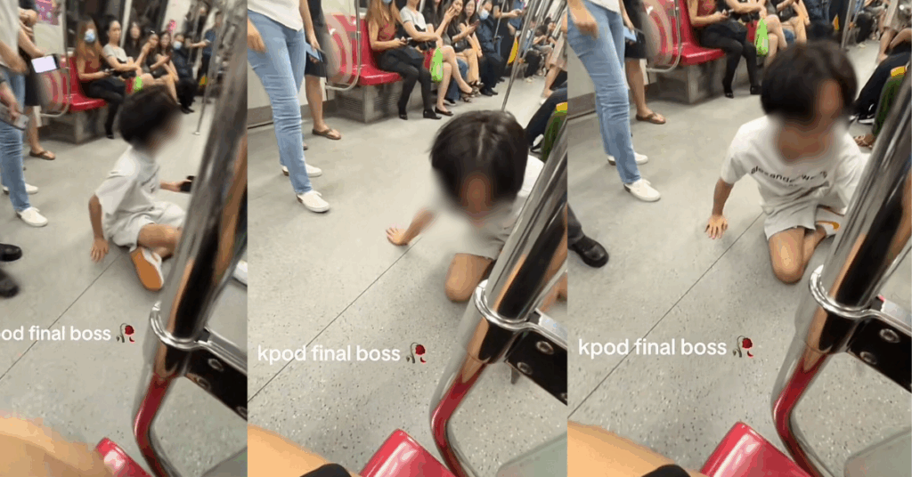Another Kpod Zombie? – Man Stumbles and Falls Backward on MRT - Wake Up ...