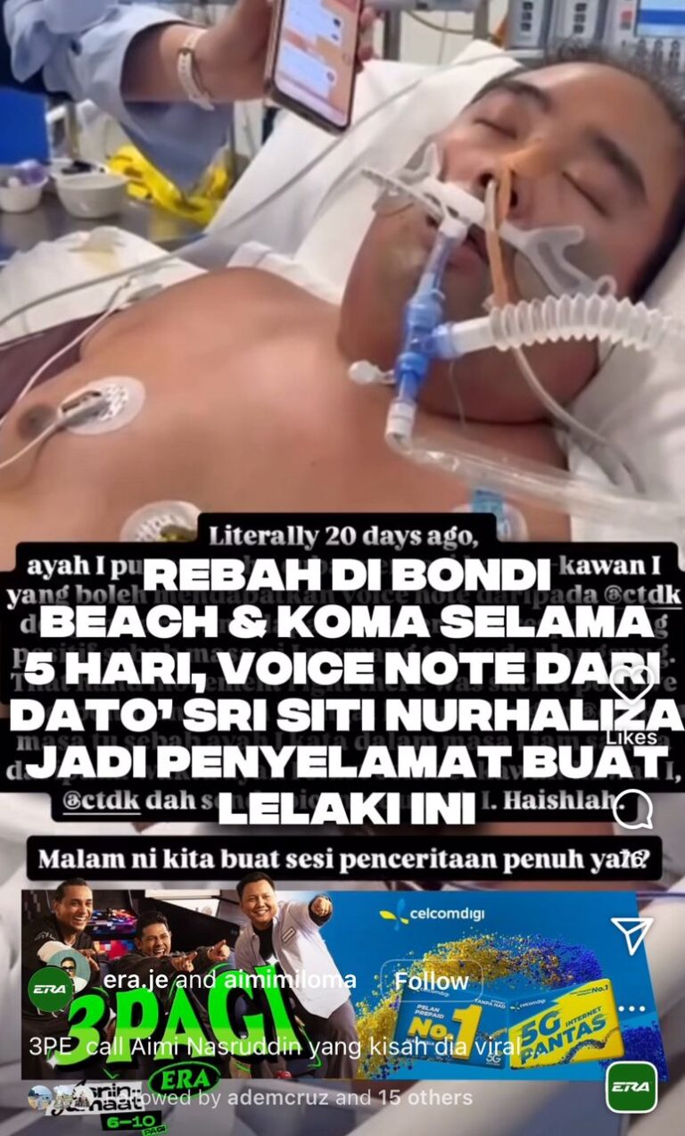 Man Wakes Up from 5-Day Coma After Hearing Siti Nurhaliza's Voice ...