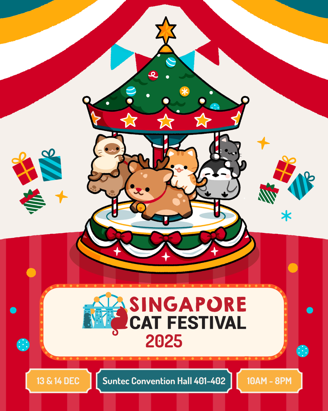 Singapore Cat Festival Returns: Christmas Cat Carnival Edition - Wake ...