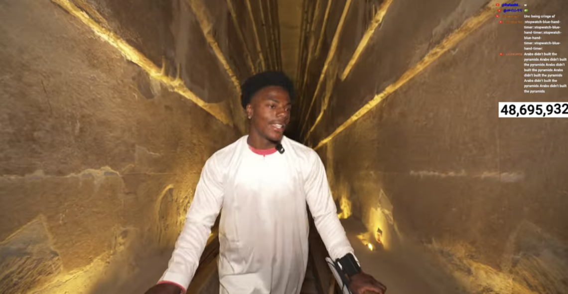 No One's Done This Before: IShowSpeed Live Streams from Inside Egypt's ...