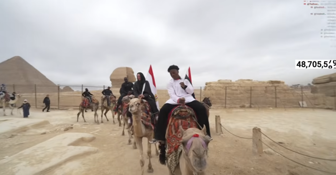 No One's Done This Before: IShowSpeed Live Streams from Inside Egypt's ...