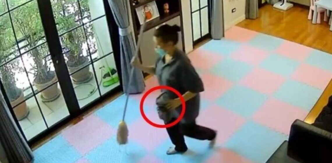 Thai Maid Arrested Live On TV After Allegedly Pouring Disinfectant Into ...